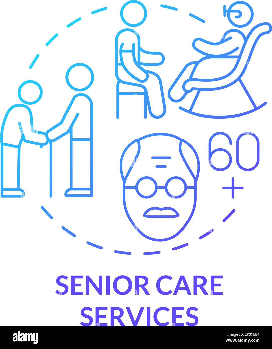 Senior business circle Stock Vector Images - Alamy