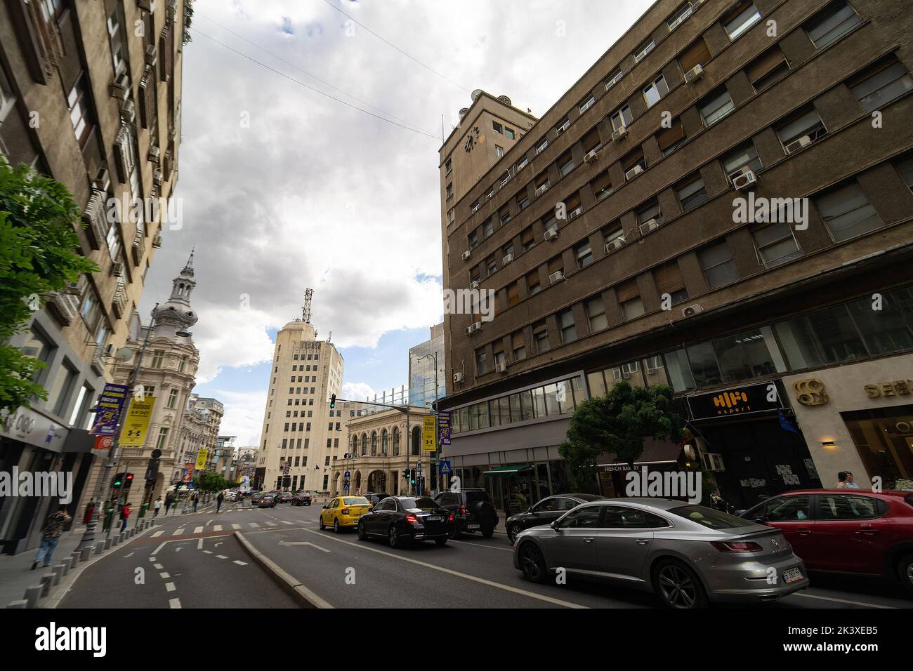 Bucharest, Romania - September 21, 2022: Wide view of the beautiful ...