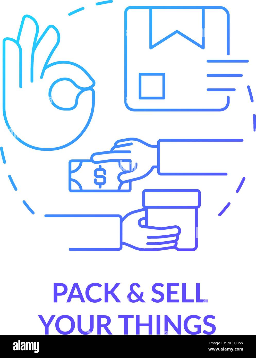 Pack things Stock Vector Images - Alamy