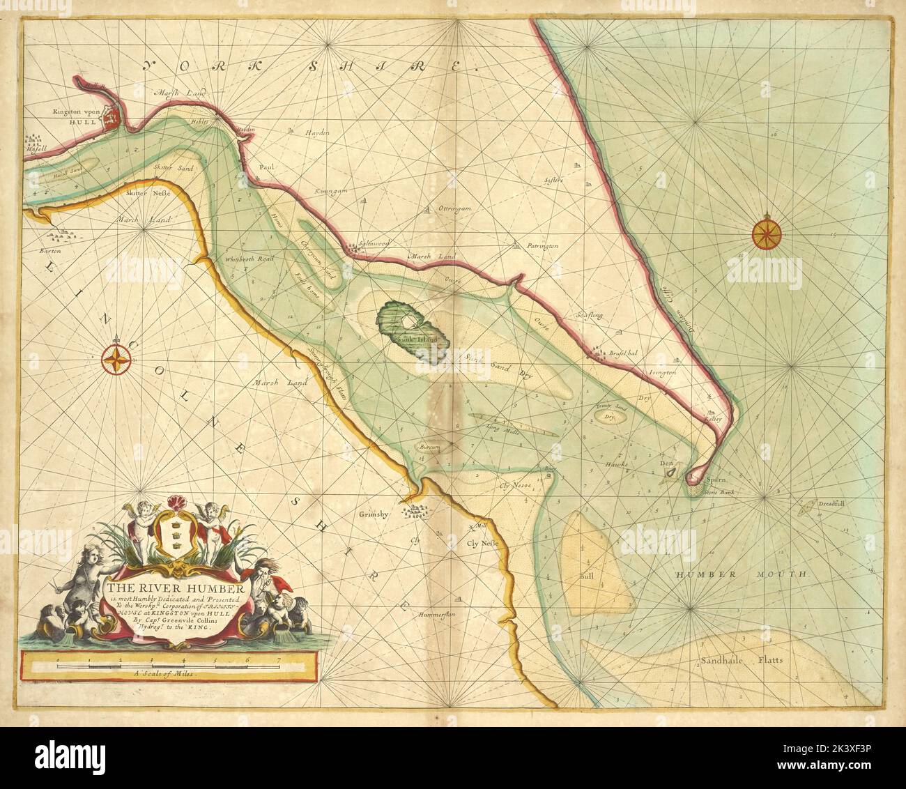The River Humber 1702 - 1707. Cartographic. Maps, Nautical charts ...