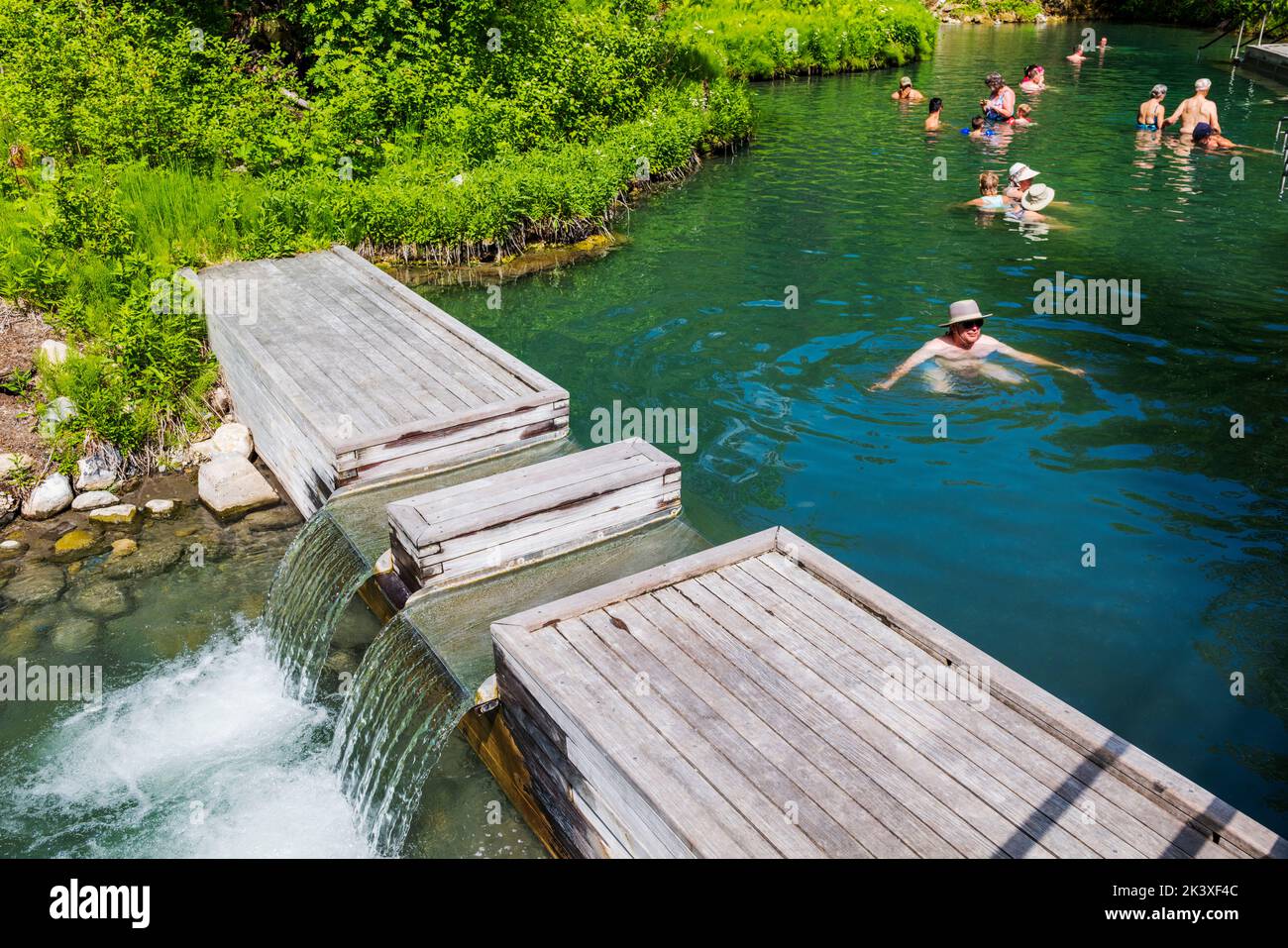 Laird river hot springs provincial park hi-res stock photography and ...