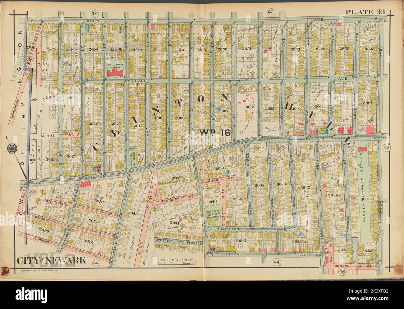 Map of seymour hi-res stock photography and images - Alamy