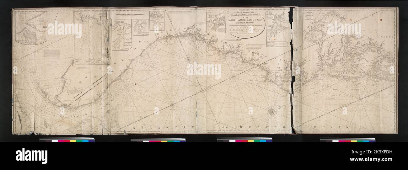 A new and accurate chart (from Captain Holland's surveys) of the North ...
