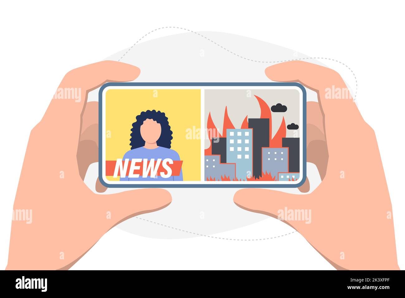 Tv presenter report on Stock Vector Images - Alamy