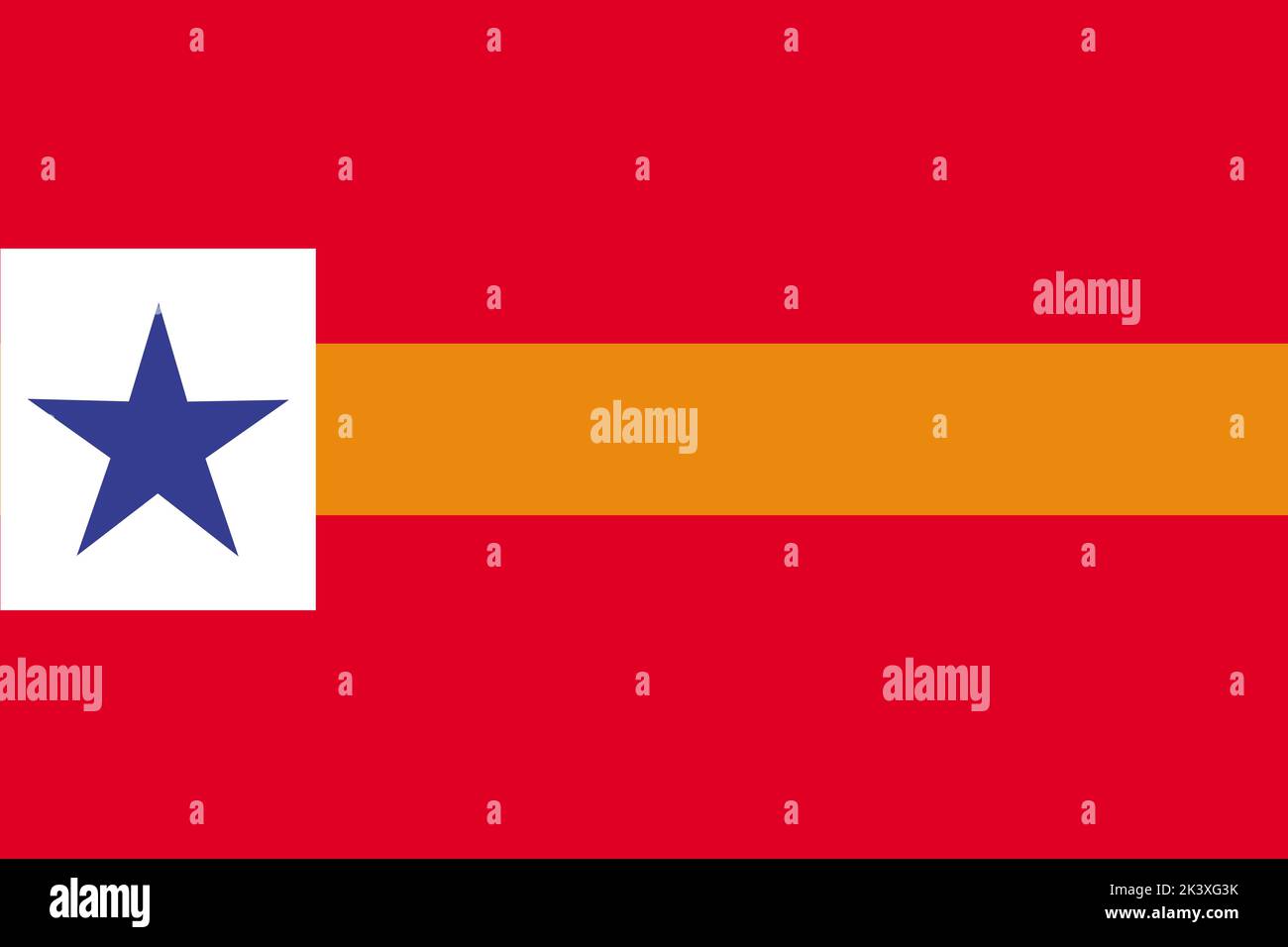 flag of Republic of Lower California, America. flag representing ...