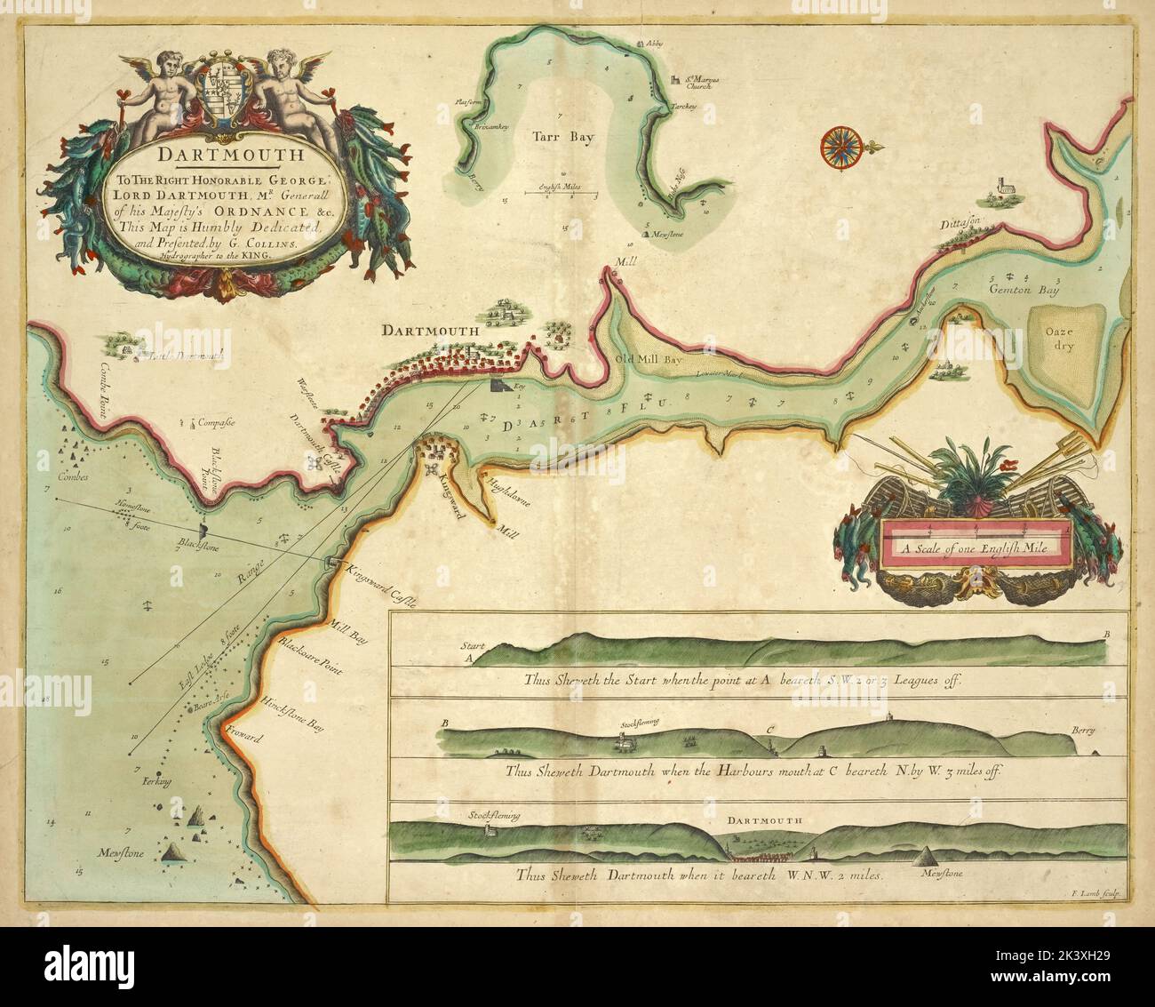 DARTMOUTH 1702 - 1707. Cartographic. Maps, Nautical charts. Lionel ...