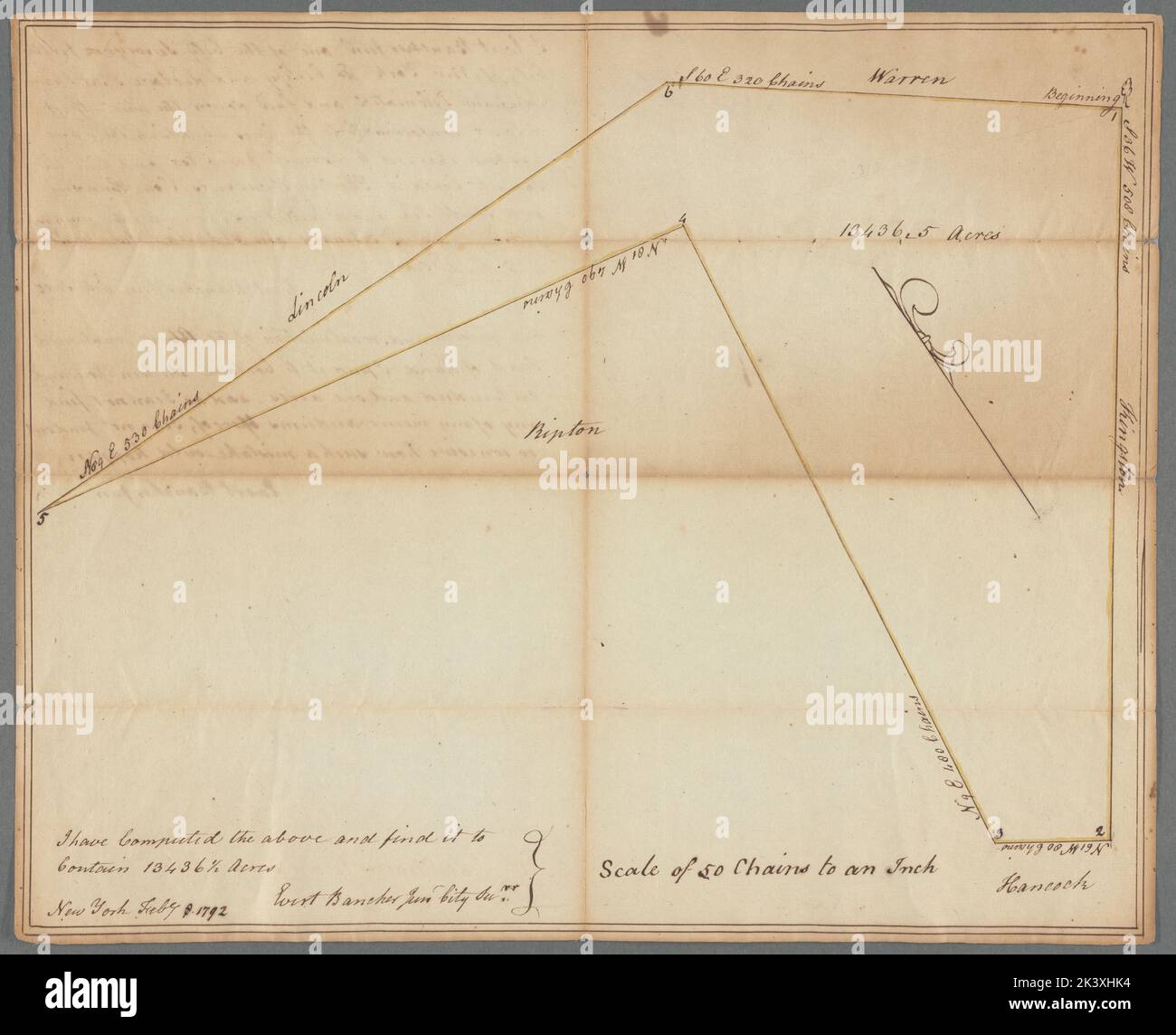 Samuel Avery's land 1792. text. Documents, Surveys, Maps. Manuscripts ...