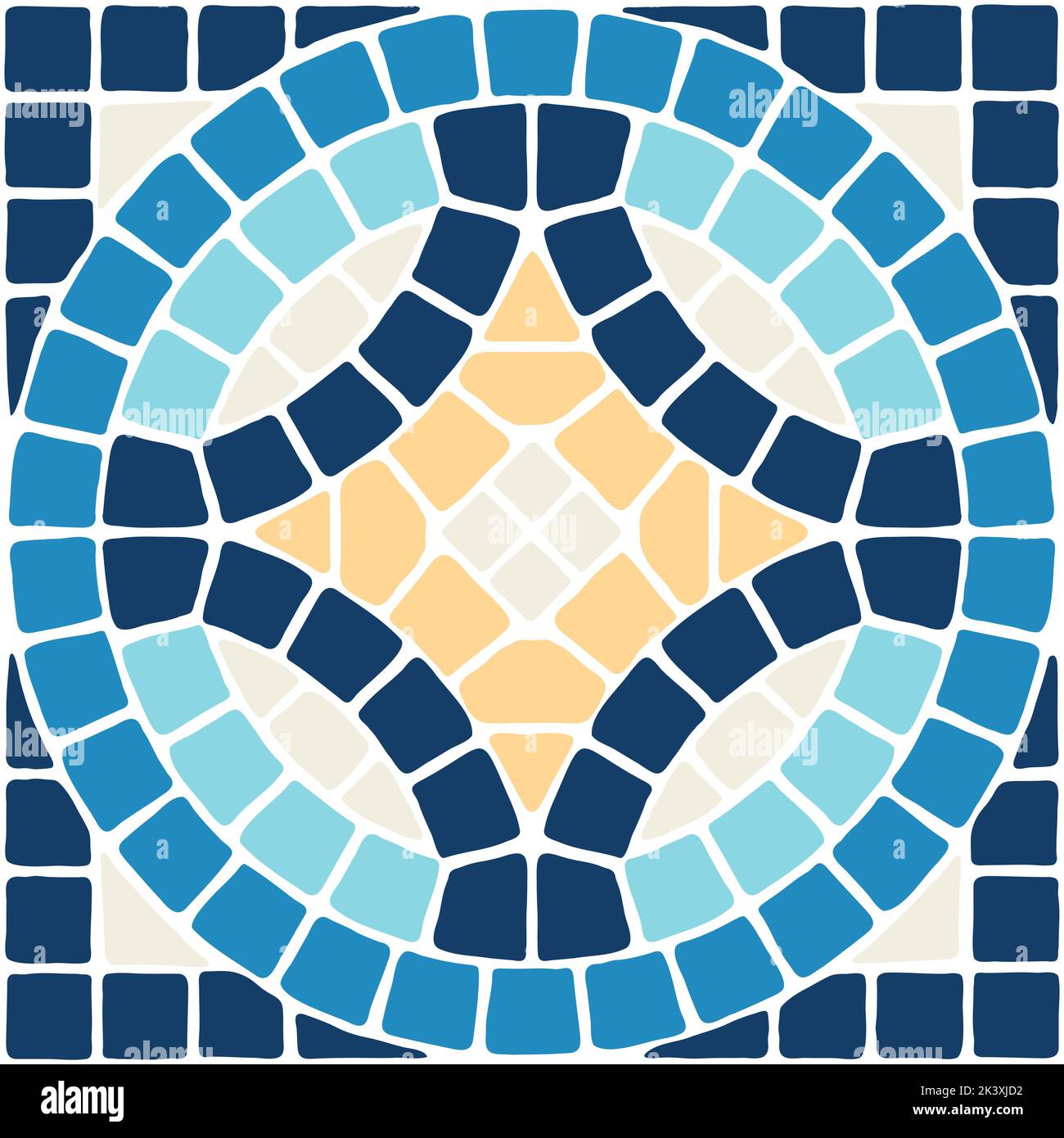 Ancient mosaic tile pattern. Decorative antique stone ornament Stock ...