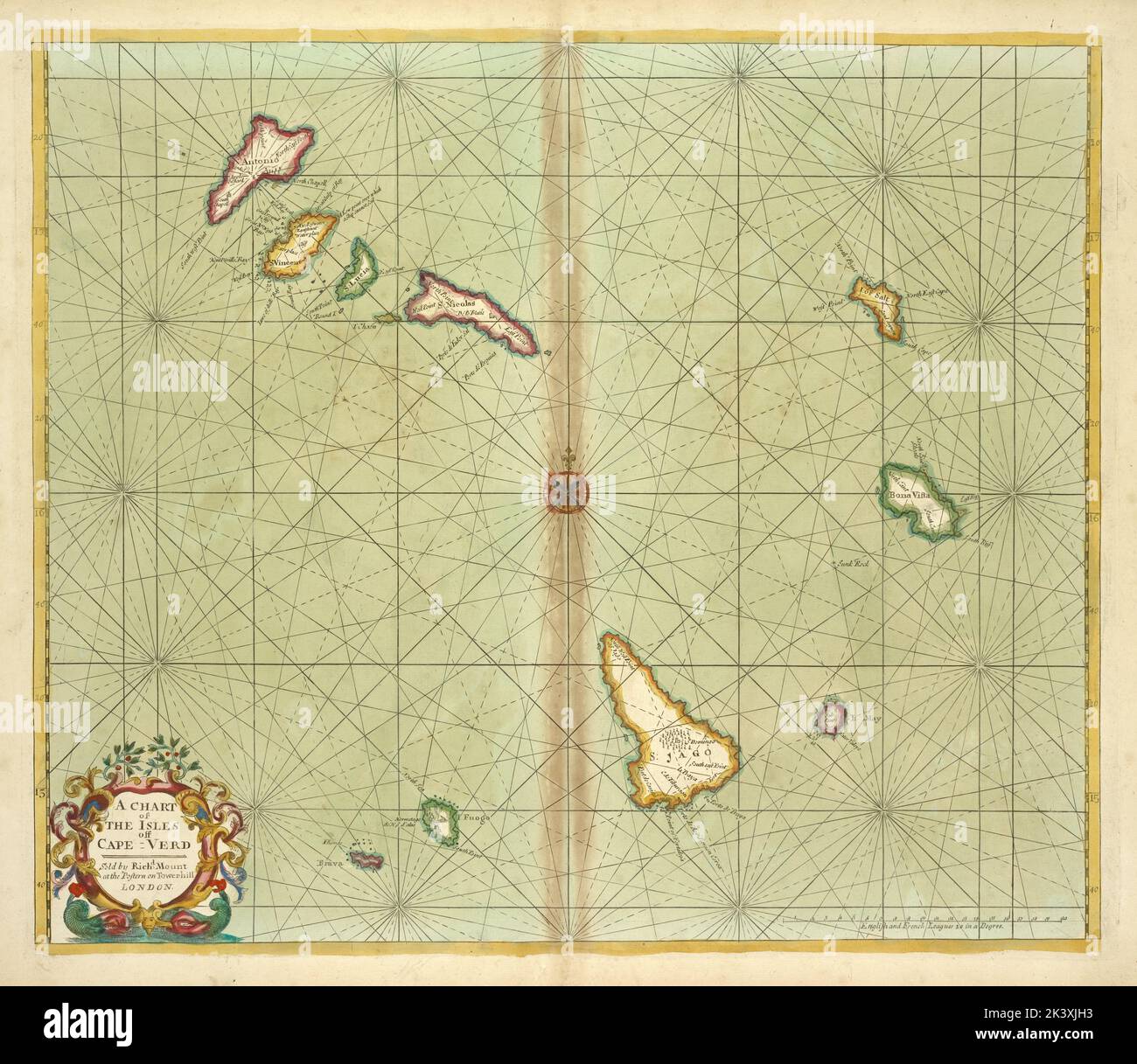 Maps of cape verde hi-res stock photography and images - Alamy