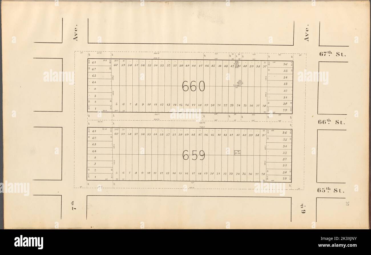 Central Park Planning Map: Bounded by 67th Street, 6th Avenue, 65th ...