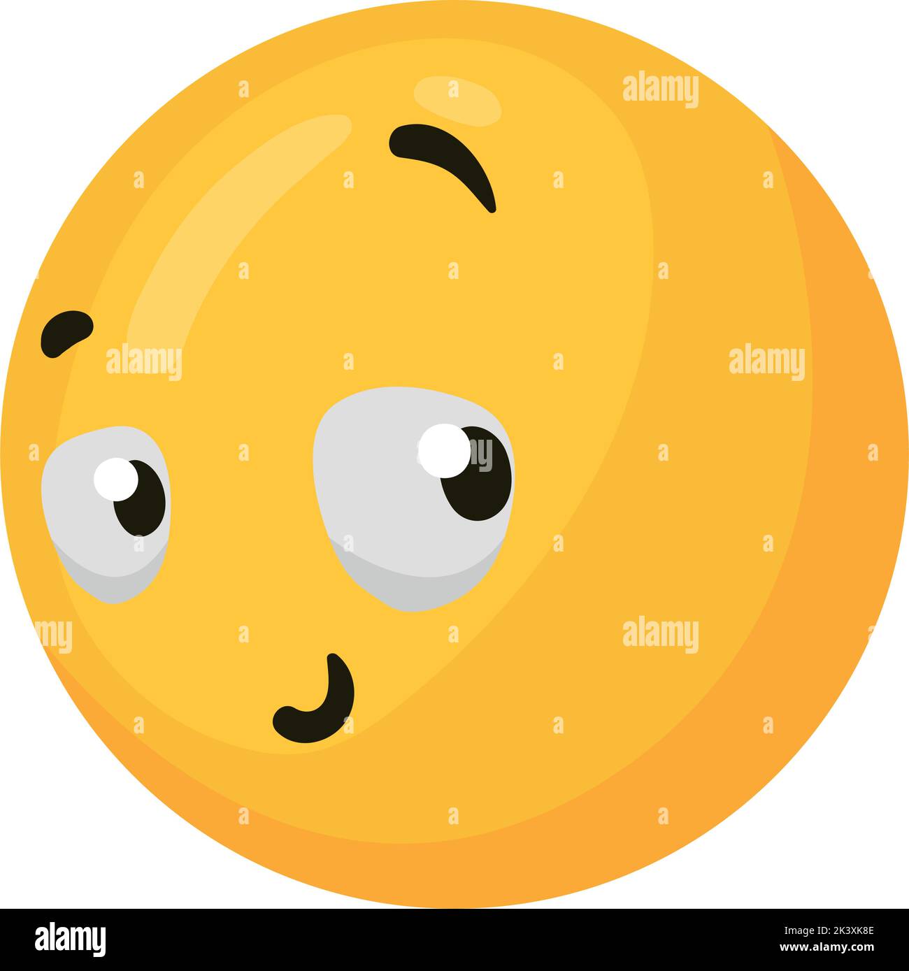 emoji shy 3d style Stock Vector Image & Art - Alamy