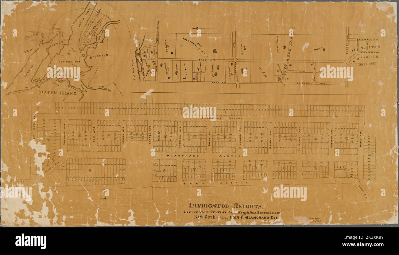 Livingston Heights property map Livingston Station, New Brighton ...