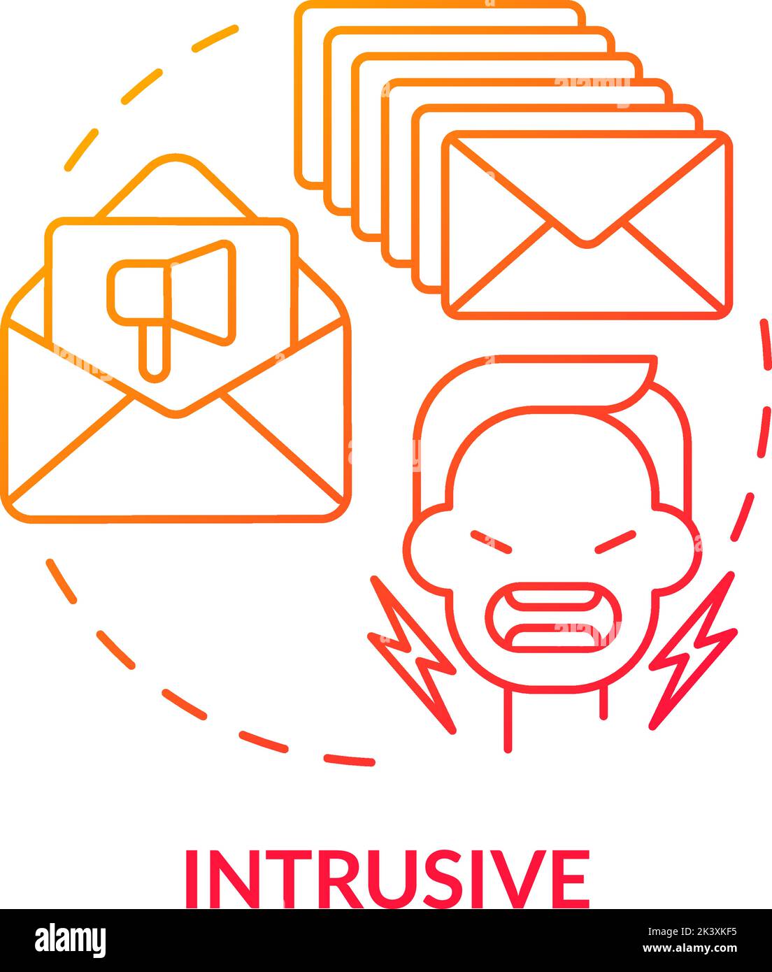 Intrusive red gradient concept icon Stock Vector Image & Art - Alamy Intrusive red gradient concept icon Stock Vector Image & Art - Alamy