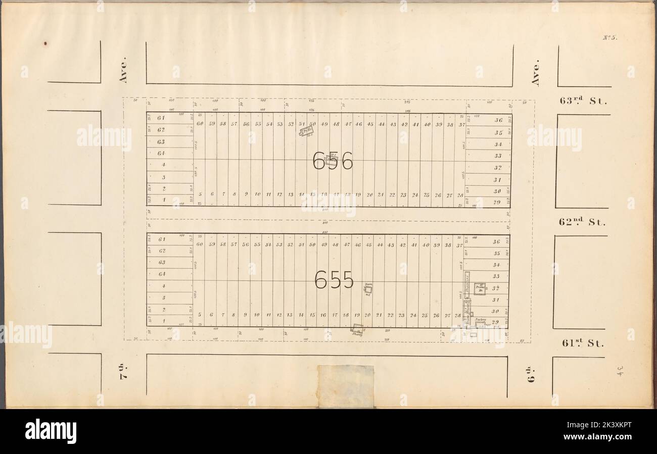 Central Park Planning Map No. 5: Bounded by 63rd Street, 6th Avenue ...