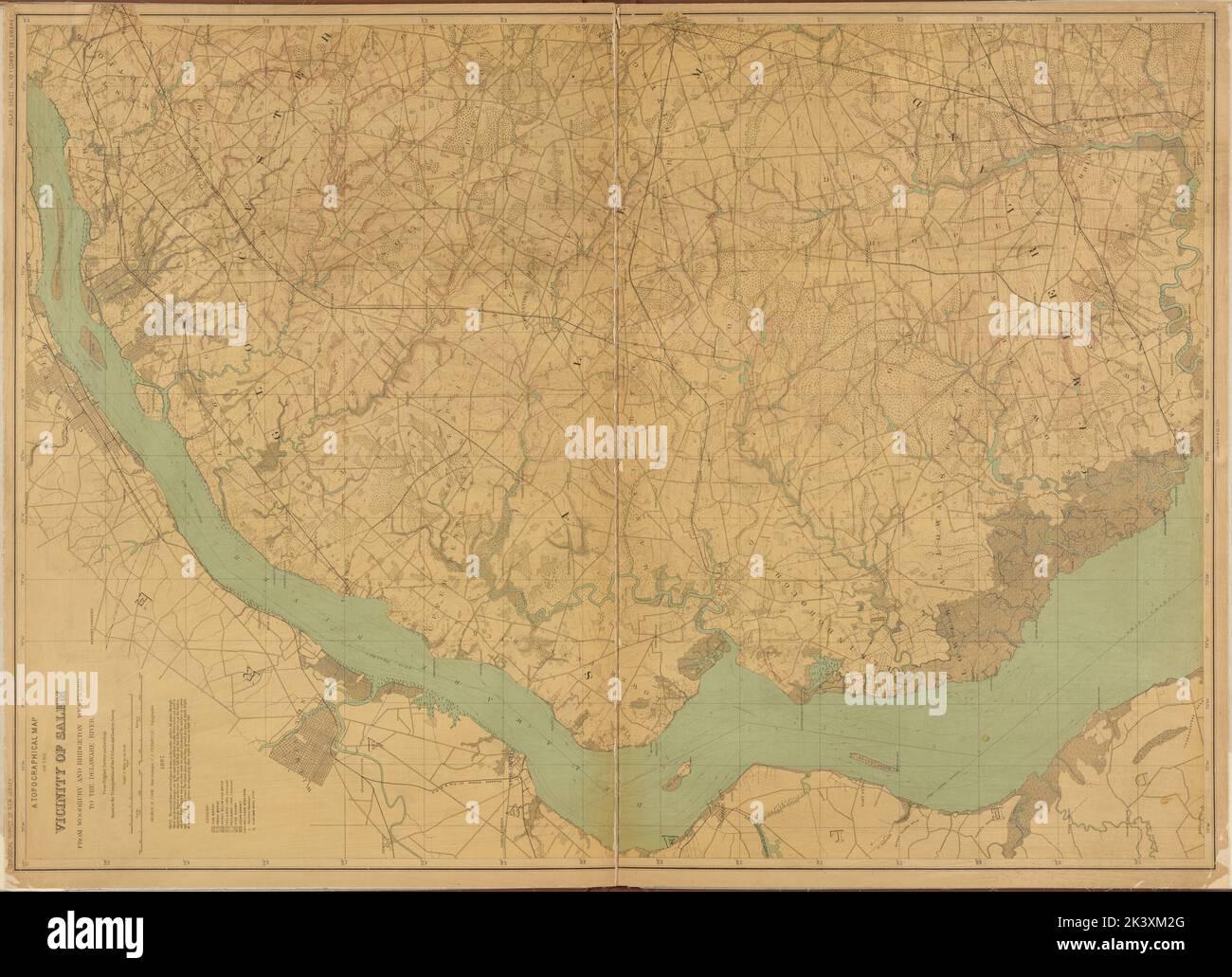 New Jersey, Double Page Sheet No. 10 Map of Lower Delaware Cartographic ...