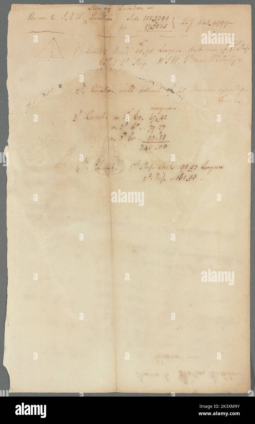 Answers to Waltham Hutchin's queries 1770 - 1800. text. Documents ...