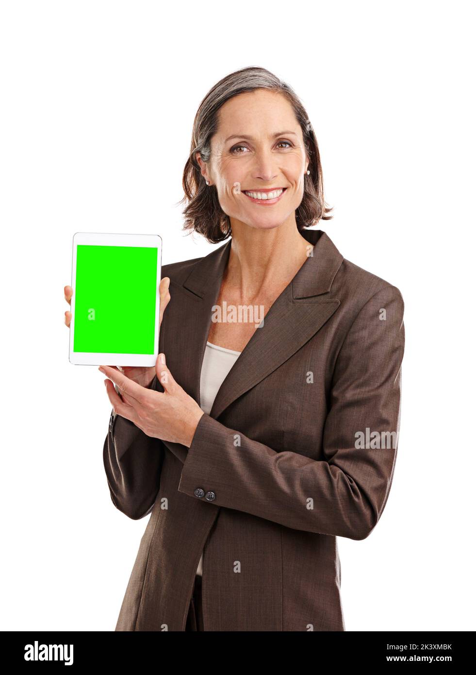 Her best business tool. Studio portrait of a well-dressed mature woman ...