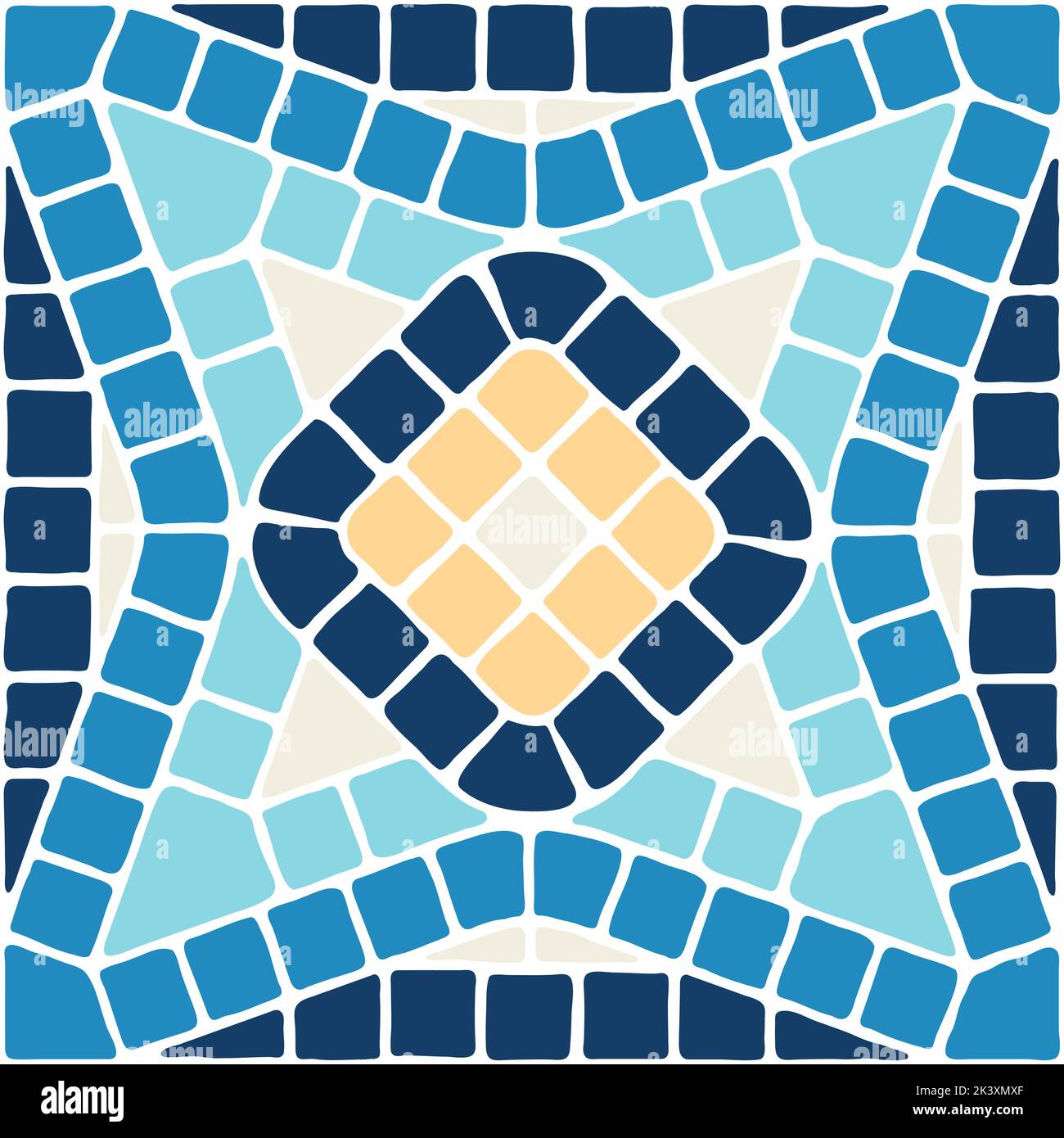 Ancient mosaic tile pattern. Decorative antique stone ornament Stock ...