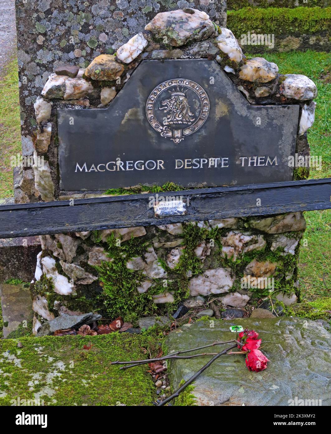 Grave and last resting place of Rob Roy, Robert Roy MacGregor ...