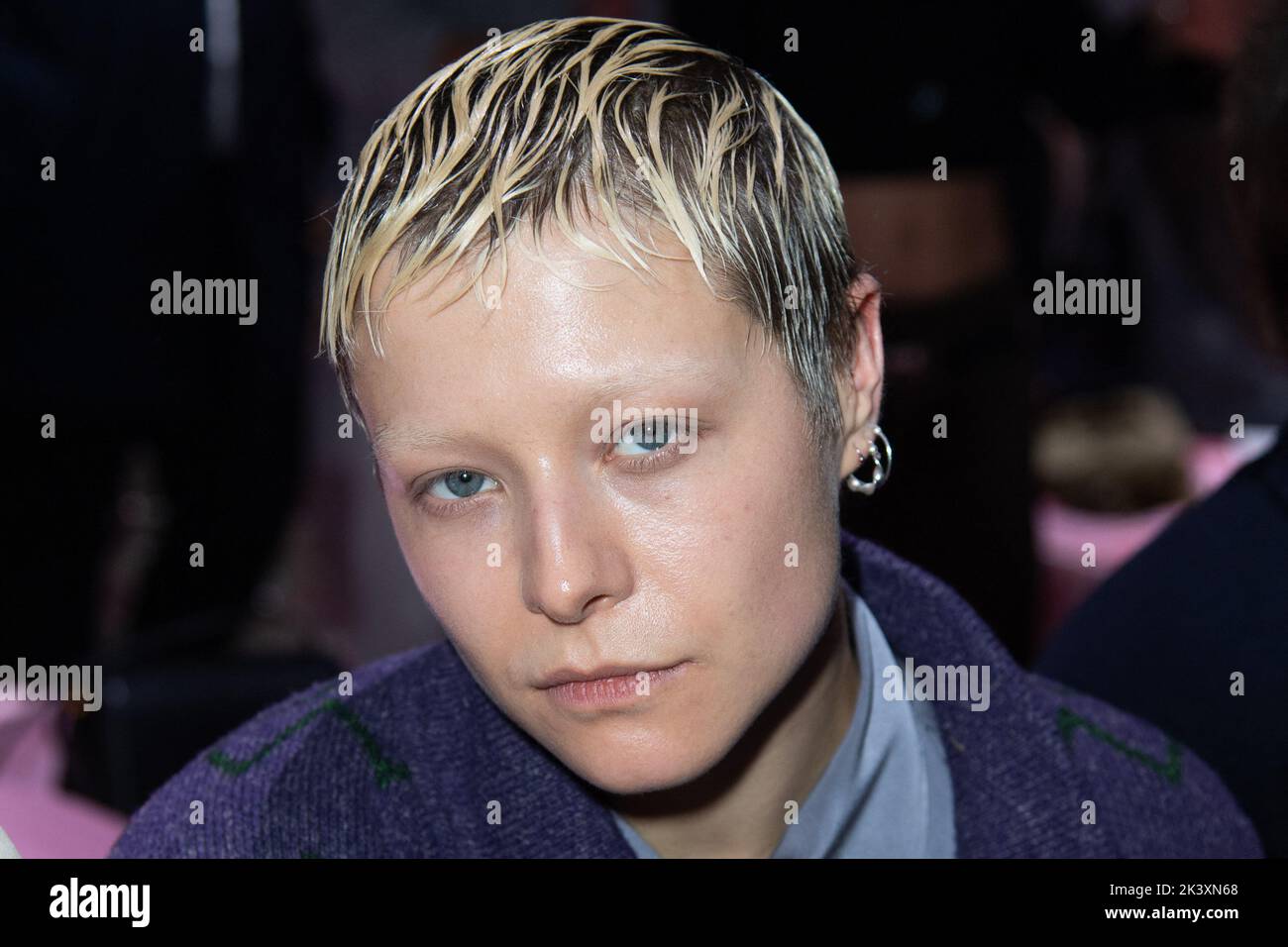 Emma D'Arcy attending the Acne Studios Womenswear Spring/Summer 2023 ...