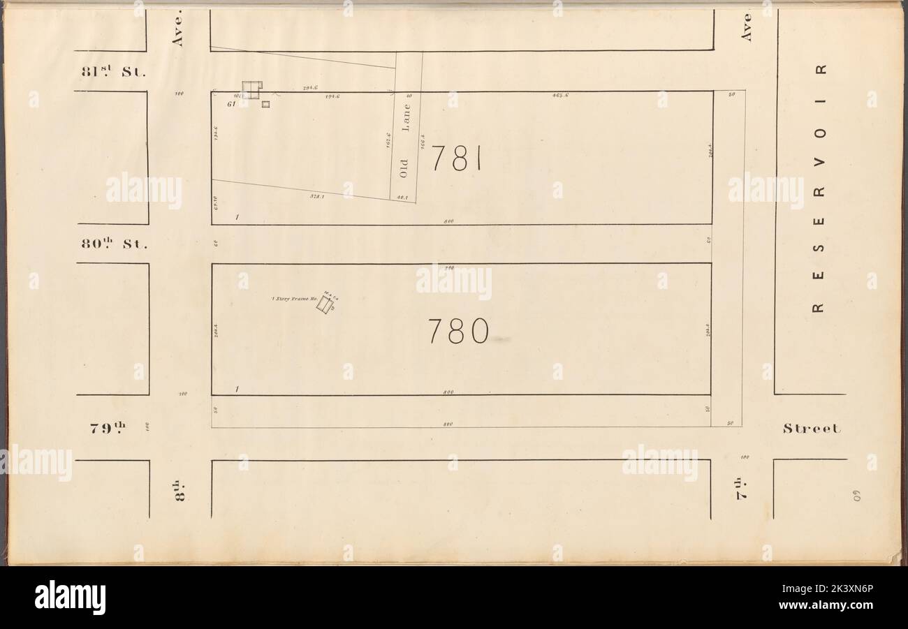 Central Park Planning Map: Bounded by 81st Street, 7th Avenue, 79th ...
