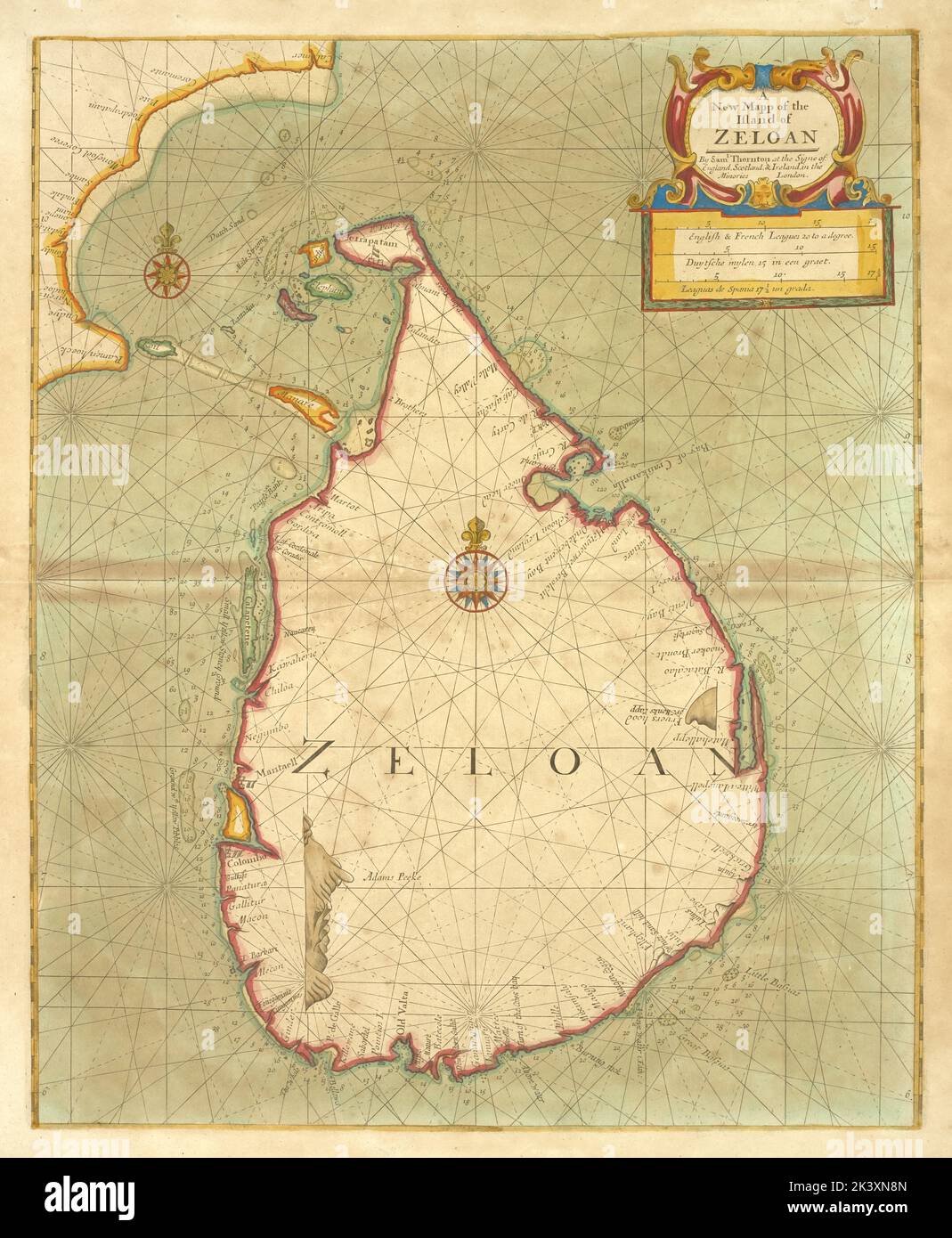 A new mapp of the Island of ZELOAN 1702 - 1707. Cartographic. Maps ...
