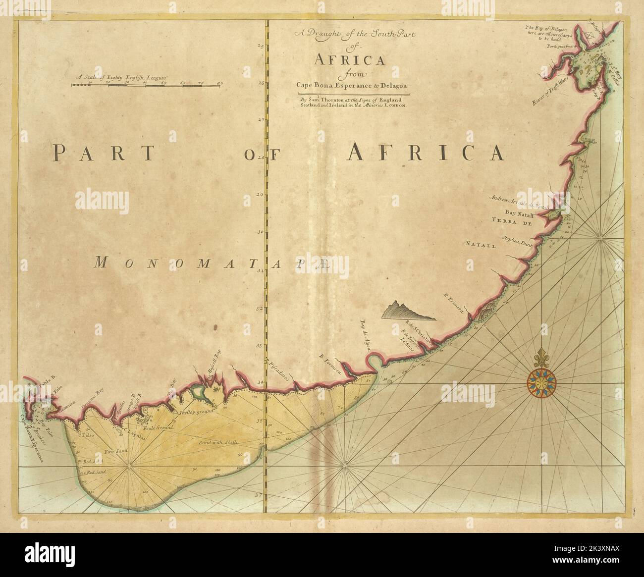 A draught of the south part of AFRICA from cape Bona Esperance to ...