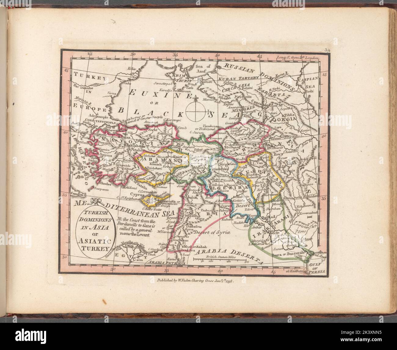 Turkish dominions in Asia or Asiatic Turkey 1798 - 1804. Cartographic ...