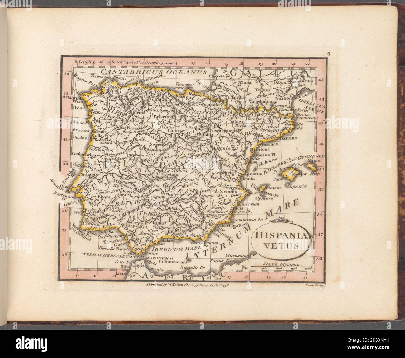 Hispania Vetus 1798 - 1804. Cartographic. Maps, Atlases. Lionel Pincus ...