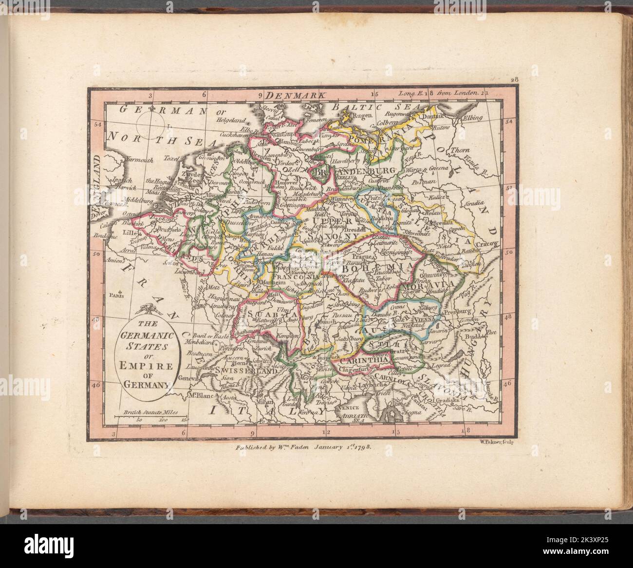 The Germanic States or Empire of Germany 1798 - 1804. Cartographic ...