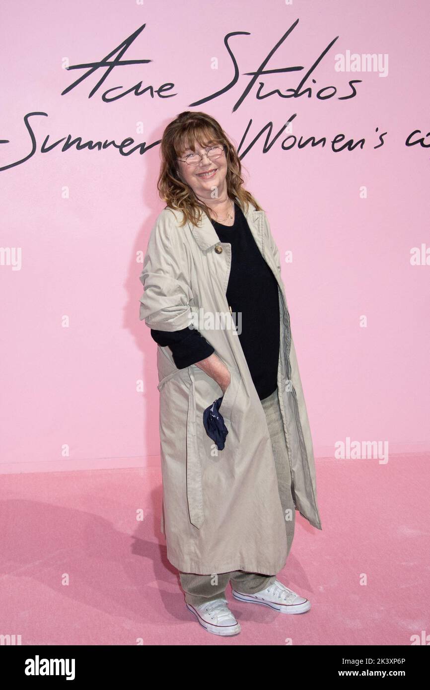 Jane Birkin attending the Acne Studios Womenswear Spring/Summer 2023 ...