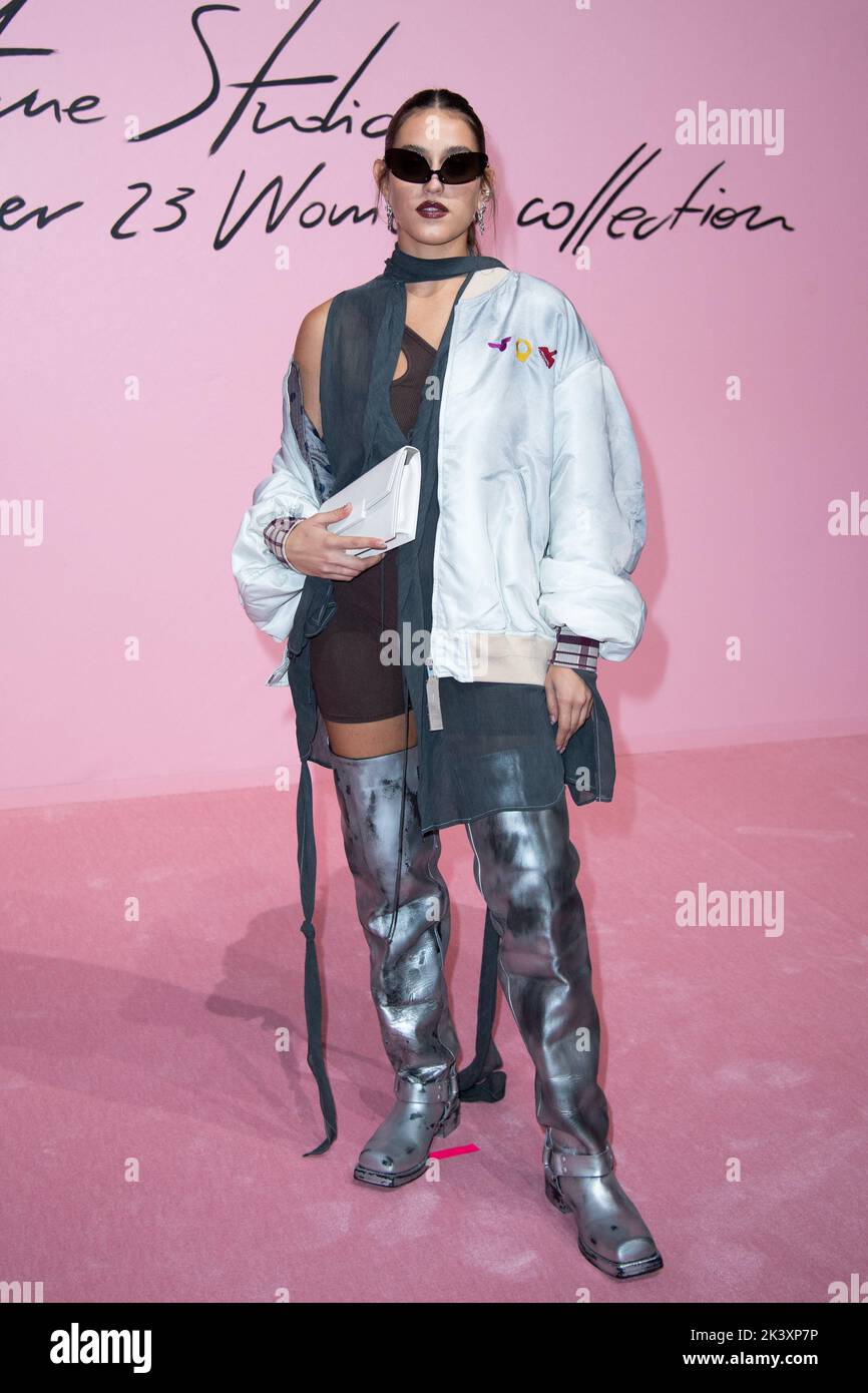 Singer Gaia attending the Acne Studios Womenswear Spring/Summer 2023 ...