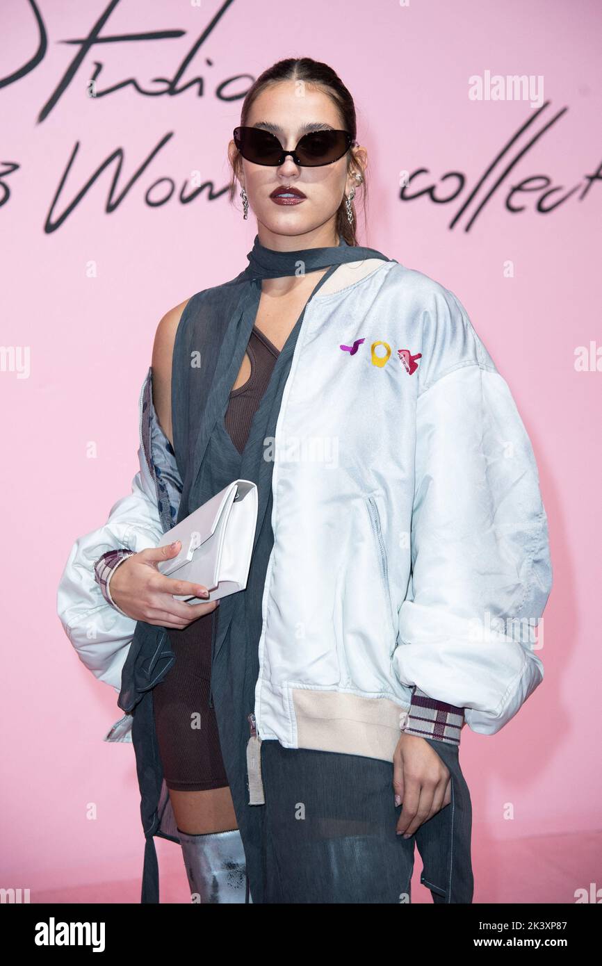 Singer Gaia attending the Acne Studios Womenswear Spring/Summer 2023 ...