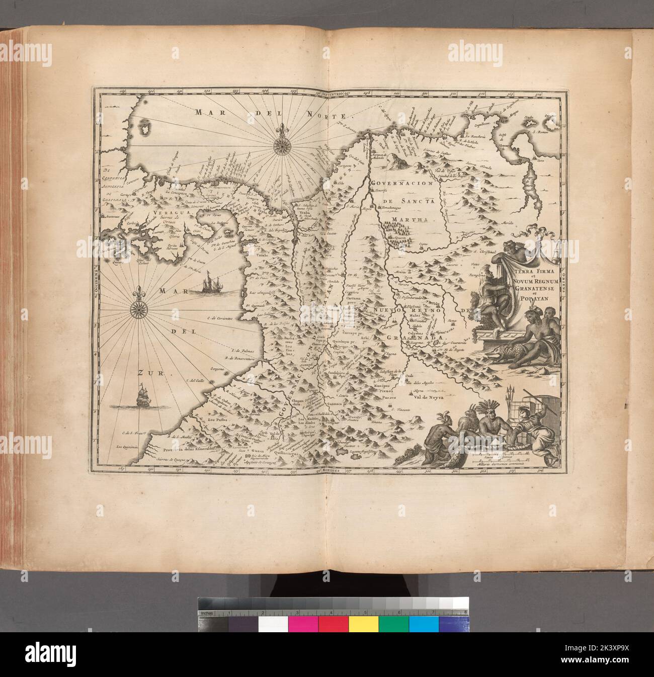 Terra Firma et Novum Regnum Granatense et Popayan Ogilby, John, 1600 ...
