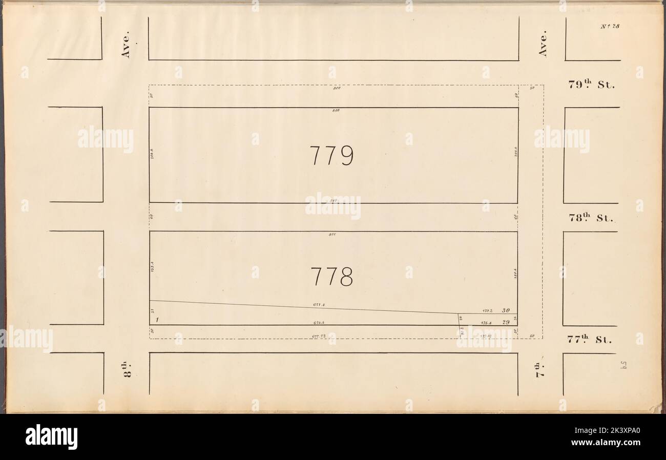Central Park Planning Map No. 28: Bounded by 79th Street, 7th Avenue ...