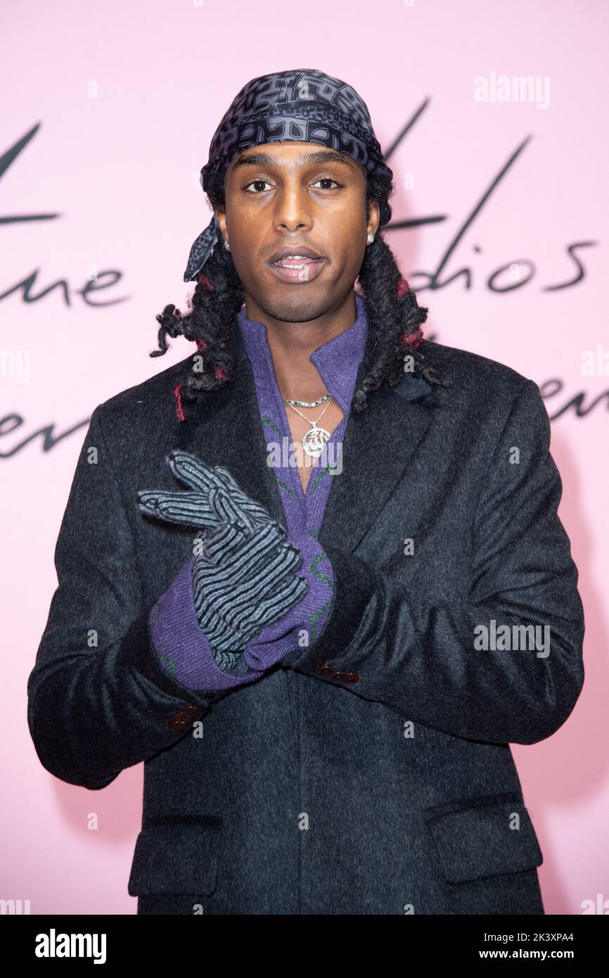 Bakar attending the Acne Studios Womenswear Spring/Summer 2023 show as ...