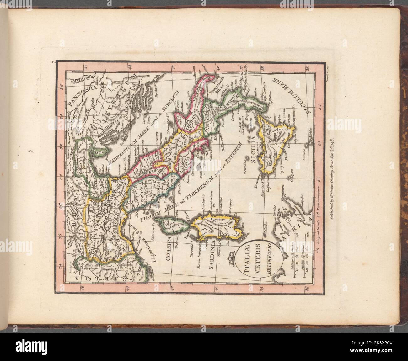 Italiae veteris delineatio 1798 - 1804. Cartographic. Maps, Atlases ...