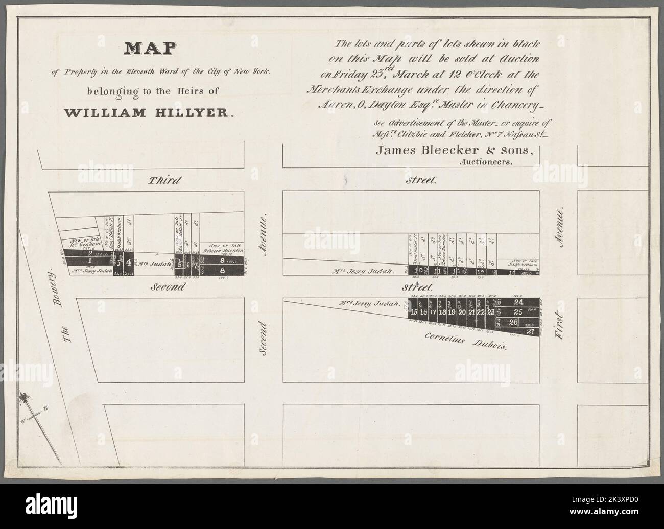 Map of new york 1832 hi-res stock photography and images - Alamy