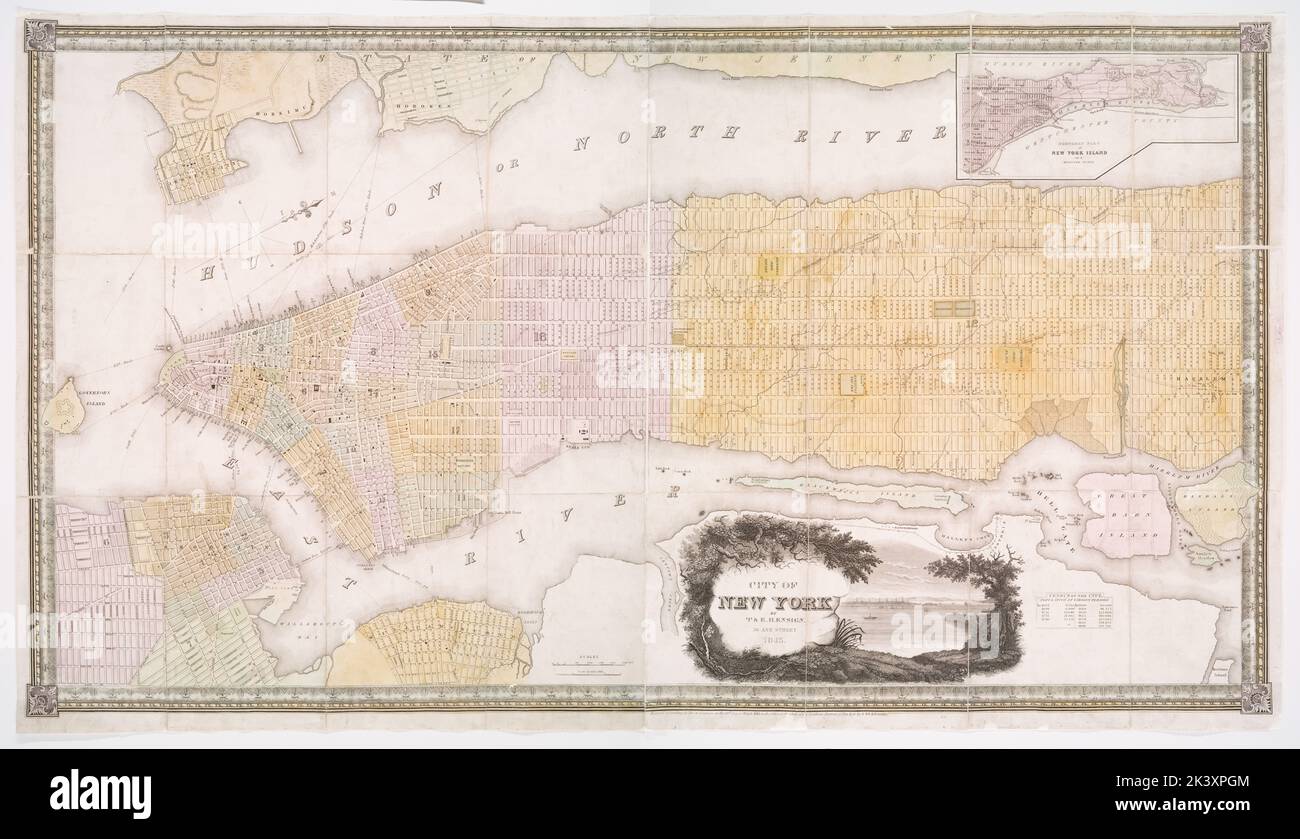 City of New York Cartographic. Maps. 1845. Lionel Pincus and Princess ...