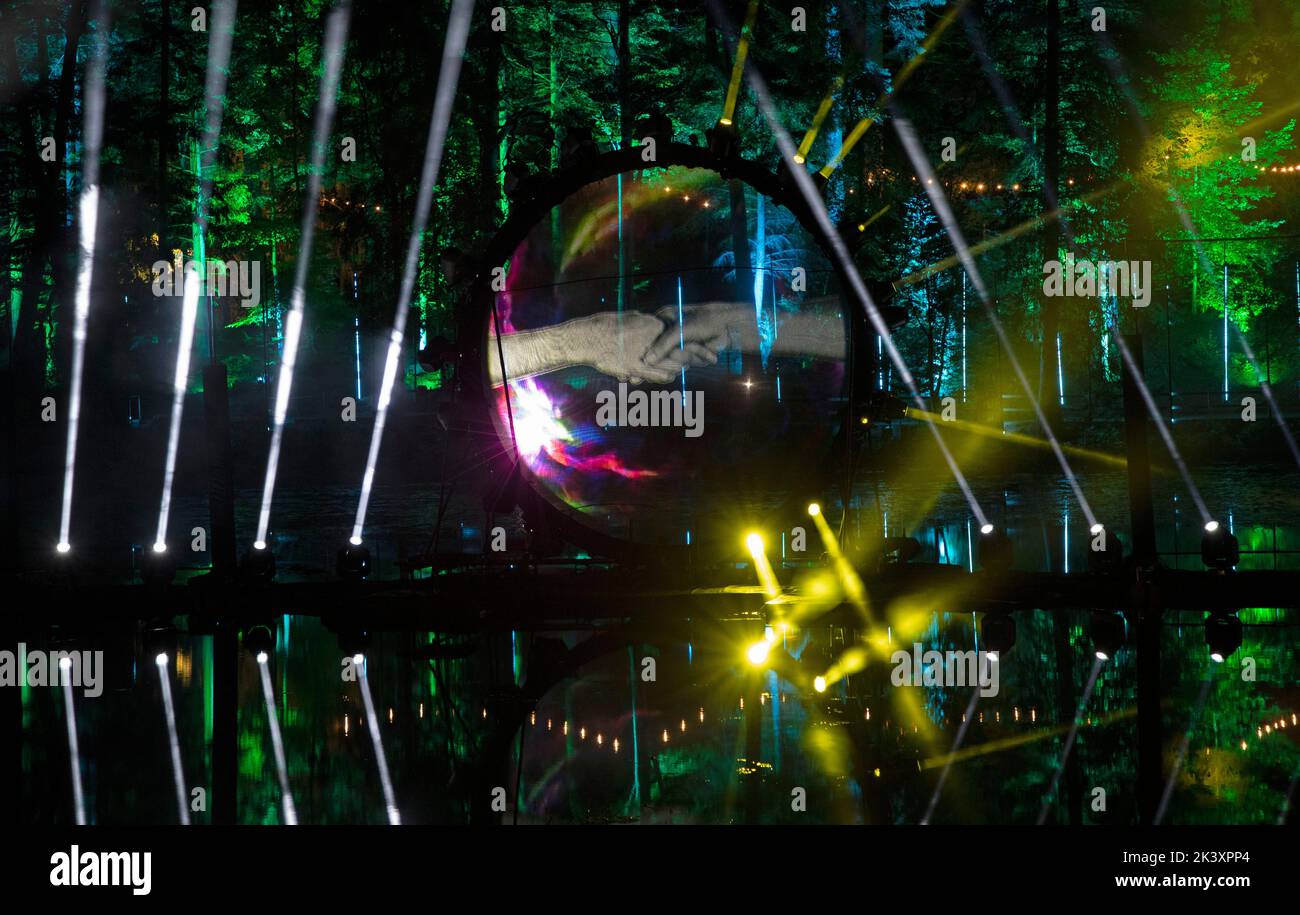 Pitlochry, Perth and Kinross, Scotland. 28 September 2022. In the ...