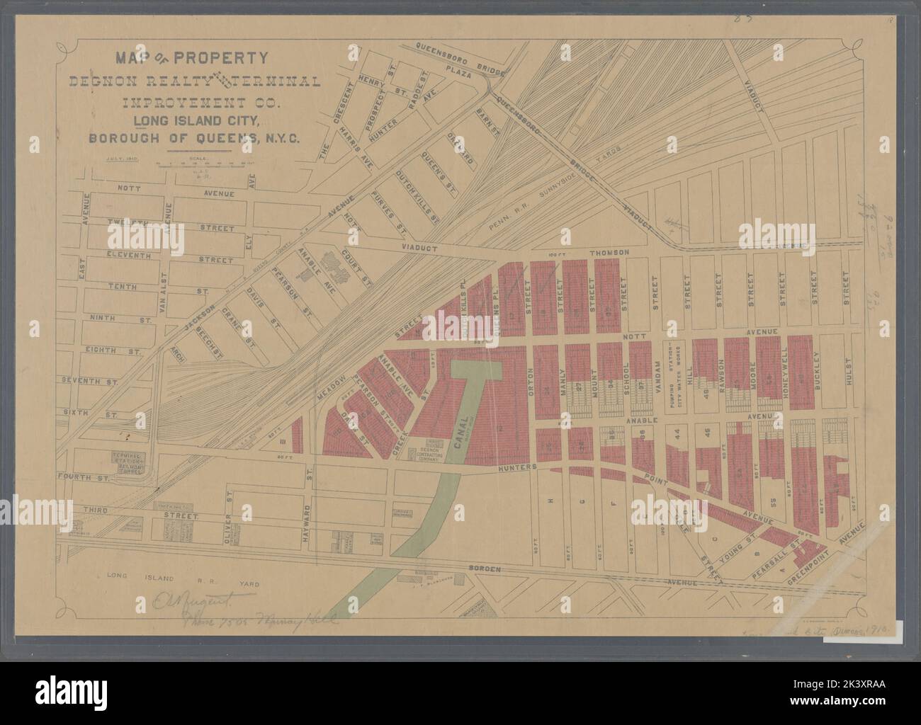 Map of Property Degnon Realty and Terminal Improvement Co., Long Island ...