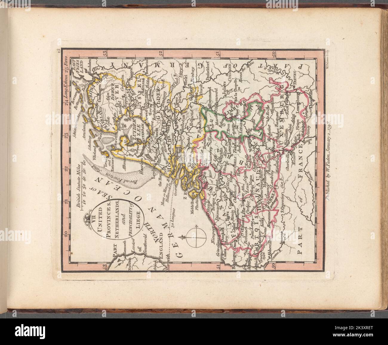 VII United Provinces, Netherlands, and Principality of Liege 1798 ...