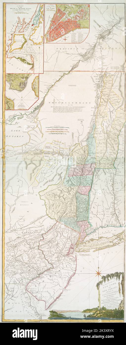 The provinces of New York, and New Jersey: with part of Pensilvania and ...