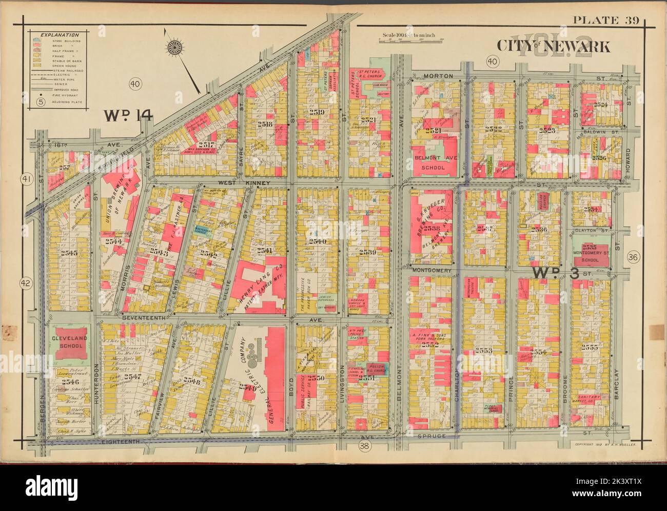 Map of morton hi-res stock photography and images - Alamy
