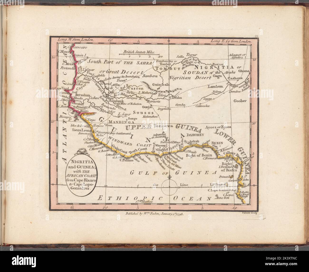 Nigritia and Guinea; with the African Coast from Cape Blanco to Cape ...