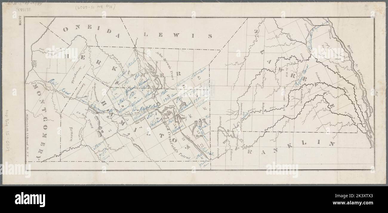 New state map showing counties hi-res stock photography and images - Alamy