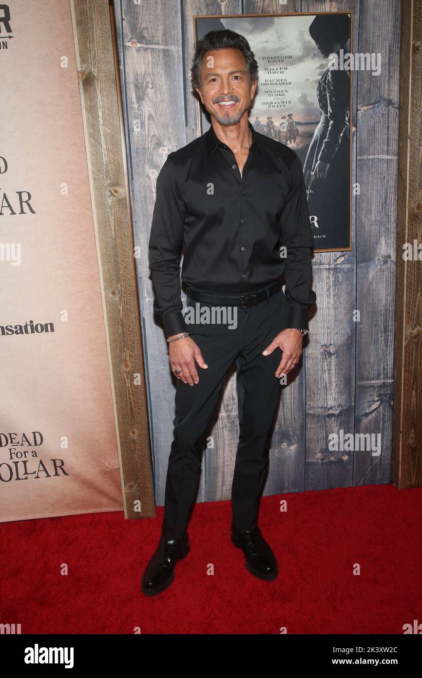 Los Angeles, Ca. 28th Sep, 2022. Benjamin Bratt at the US Premiere of ...