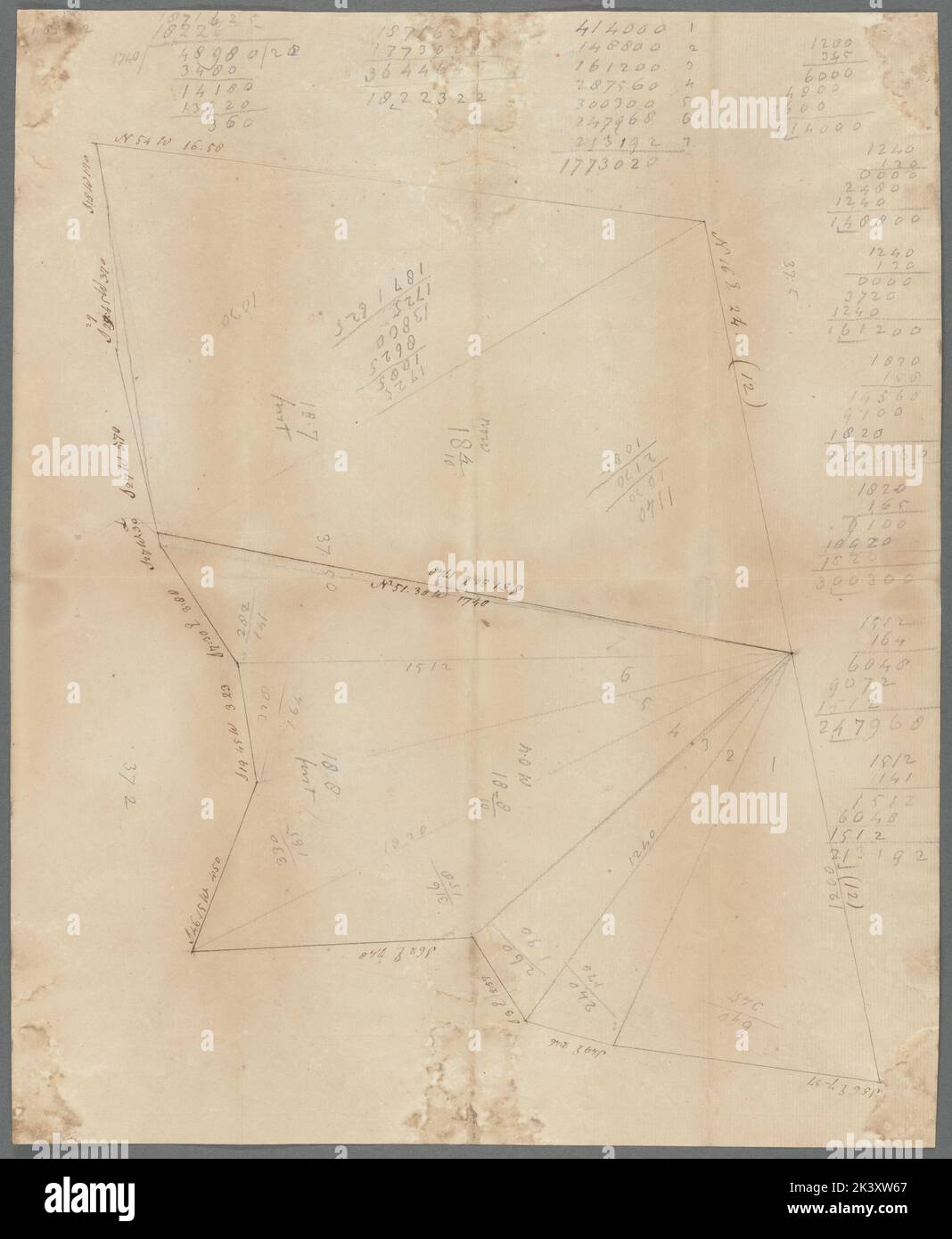 1801 December 21 1801. Cartographic. Maps, Surveys, land surveys ...