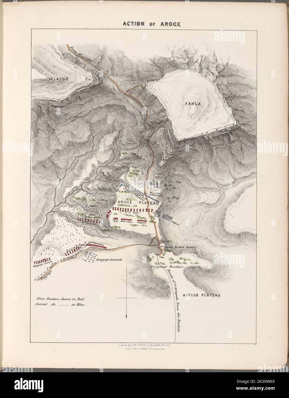 Action of Aroge Cartographic. Military maps. 1870. General Research ...