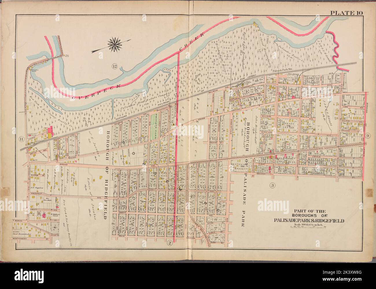 Edgewater map hi-res stock photography and images - Alamy